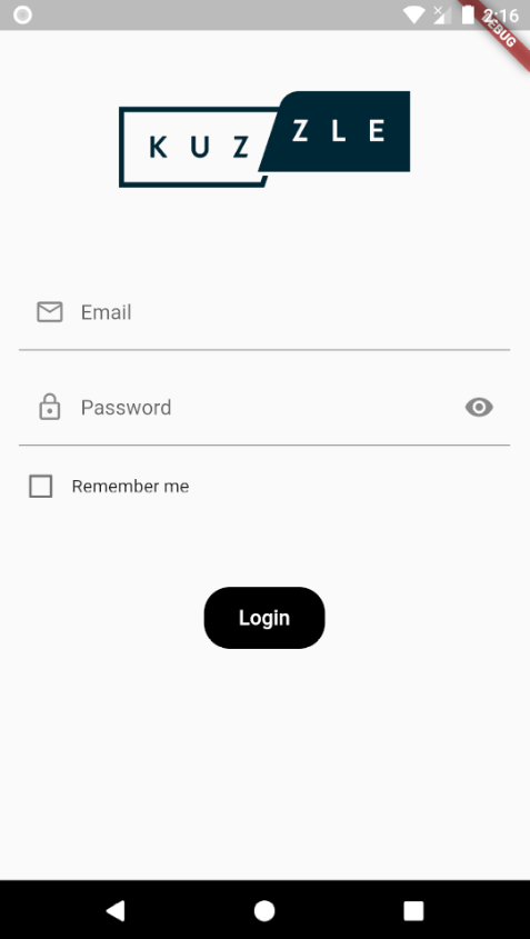 Kuzzle Flutter Boilerplate